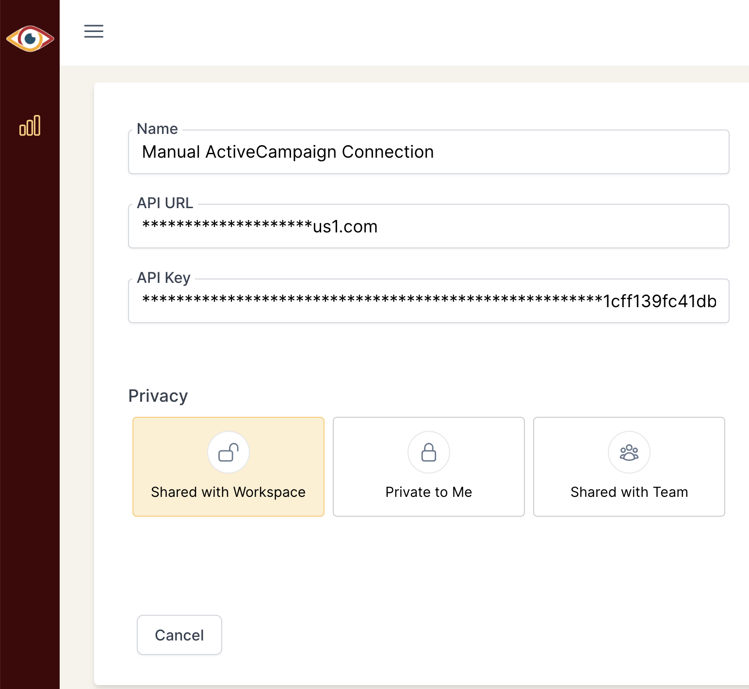 ActiveCampaign Connection - BlinkMetrics