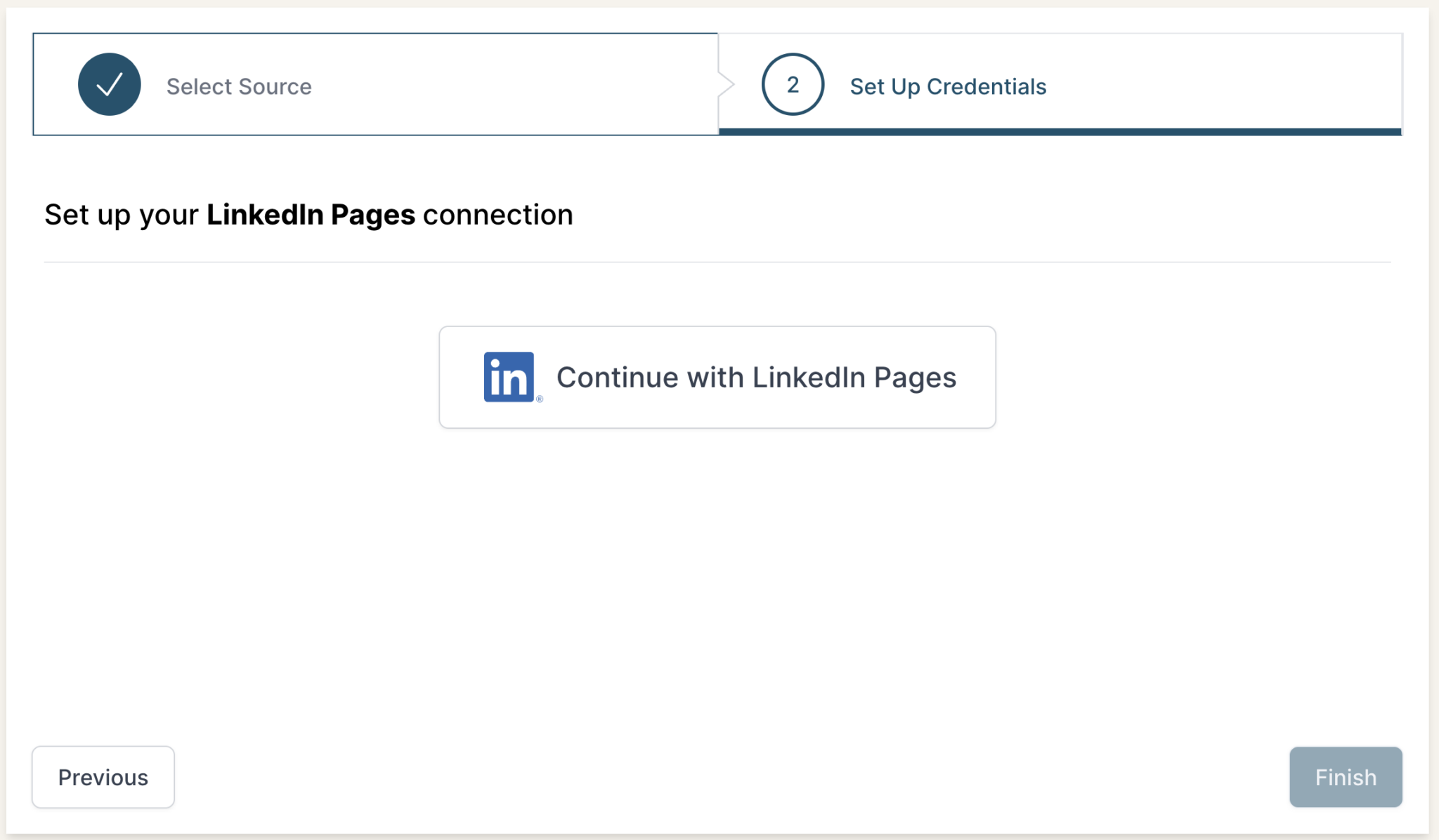 LinkedIn Pages Connection - BlinkMetrics