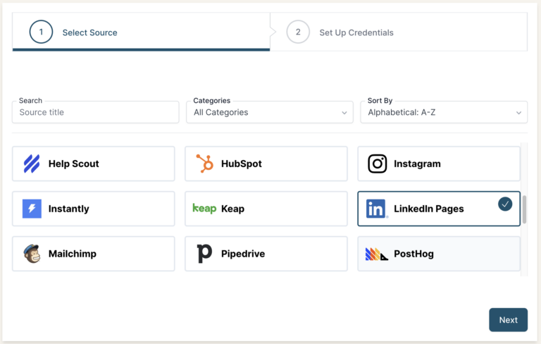 LinkedIn Pages Connection - BlinkMetrics