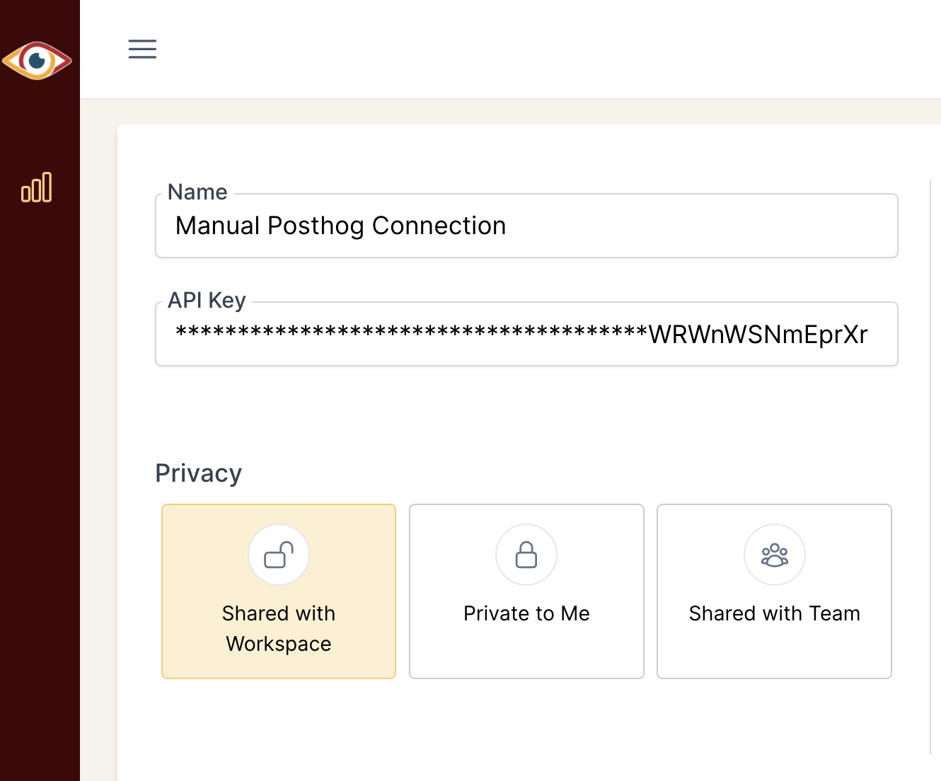 PostHog Connection - BlinkMetrics
