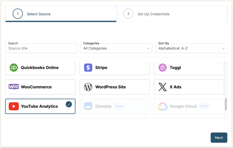 YouTube Analytics Connection - BlinkMetrics