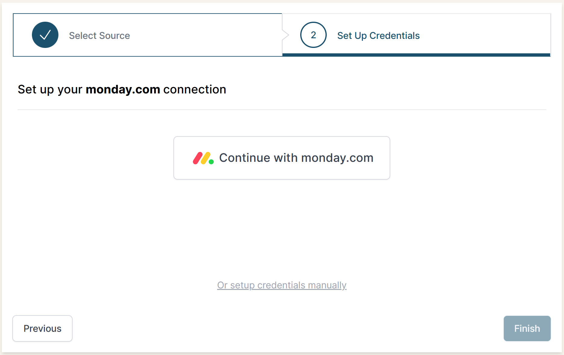 monday.com Connection - BlinkMetrics